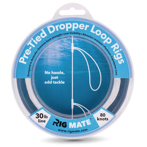 Rigmate Pre-Tied Dropper Loops - 30lb Line | Outdoors Warehouse