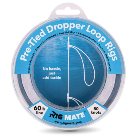 Rigmate Pre-Tied Dropper Loops - 60lb Line | Outdoors Warehouse