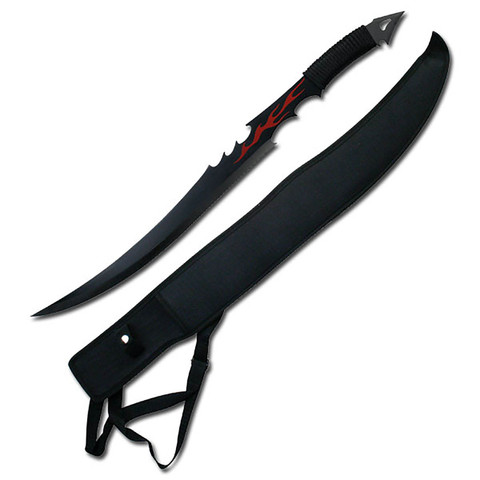 BladesUSA Red Flame Sword & Sheath
