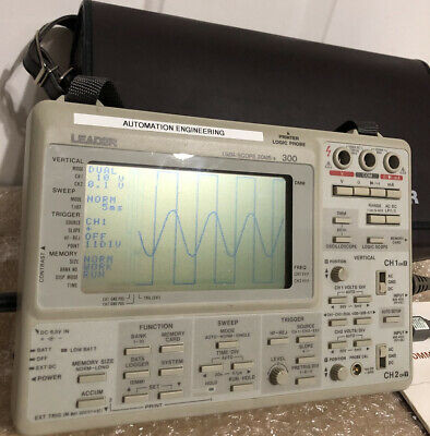 Leader Model 300 Dmm/Scope Portable Oscilloscope -Used In Excellent ...