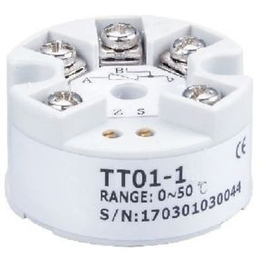 HEAD-MOUNTED 2-WIRE RTD Pt100 4-20mA Temperature Transmitter 0~200C ...