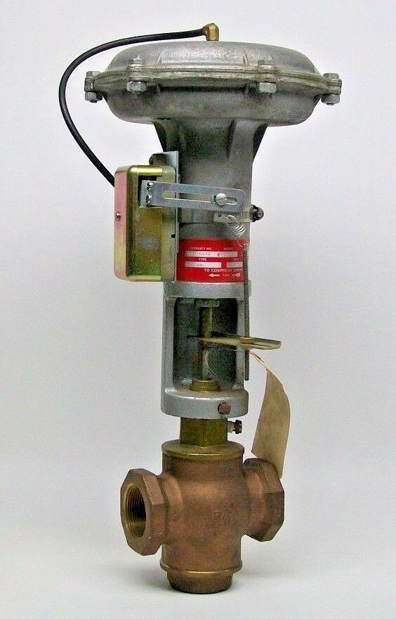 Nos Powers Series 591 Flowrite Pneumatic 3 Way Mixing Valve 1 1/2 W ...