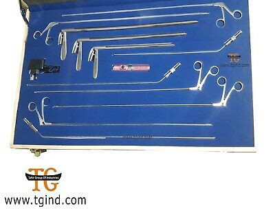 New Band Bronchoscope Rigid Set Of Three Size With Fibe Surgical ...