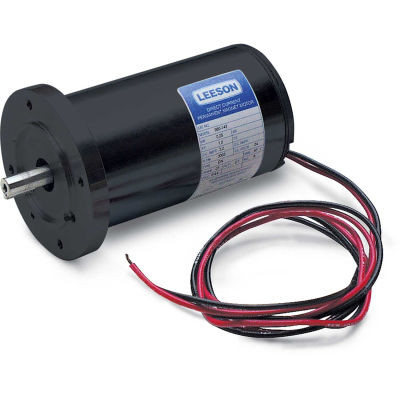 Leeson Motors Metric DC Motor-1/6HP, 24V, 3000RPM, IP44, B14 - SPW ...