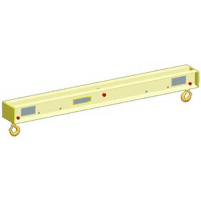 M&W 12' Ultra Low Headroom Lift Beam 1000 Lb. Capacity - SPW Industrial