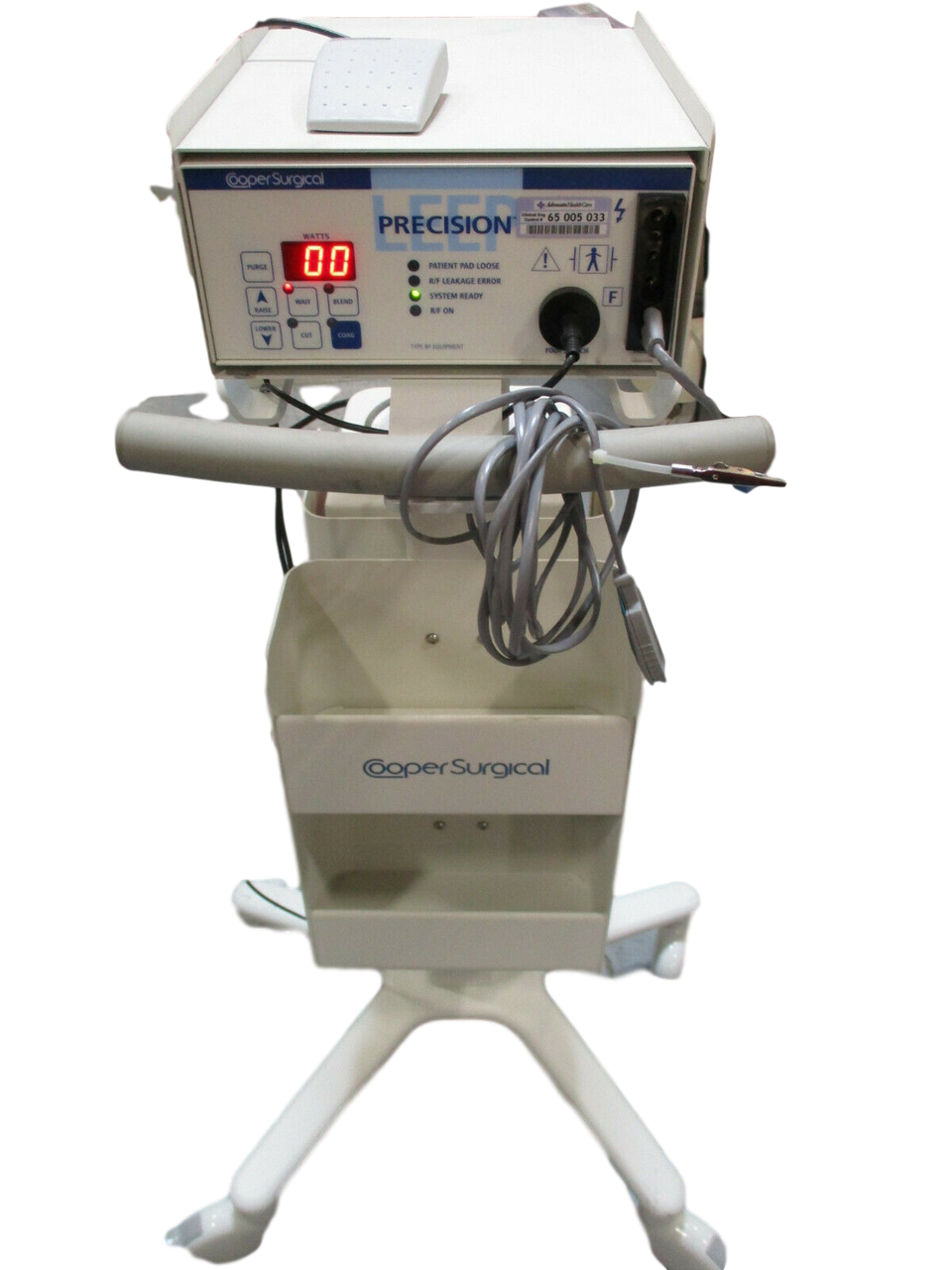 Cooper Surgical LEEP PRECISION System LP-10-120, Smoke Evac, Grounding ...