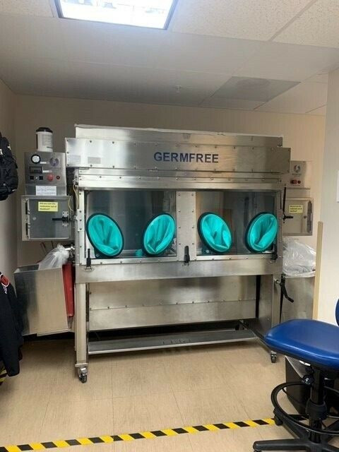 Germfree LFGI-6USP Glovebox Glove Box Fume Hood - SPW Industrial