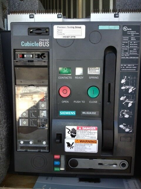 SIEMENS WLS2A332 600V 3P INSULATED CASE CIRCUIT BREAKER WLRP3000 ETU745 ...