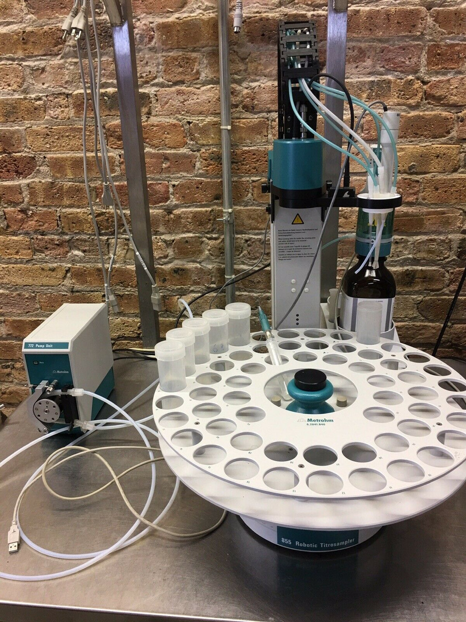 Metrohm 855 Robotic Titrosampler 772 Pump 800 Dosino Titrator