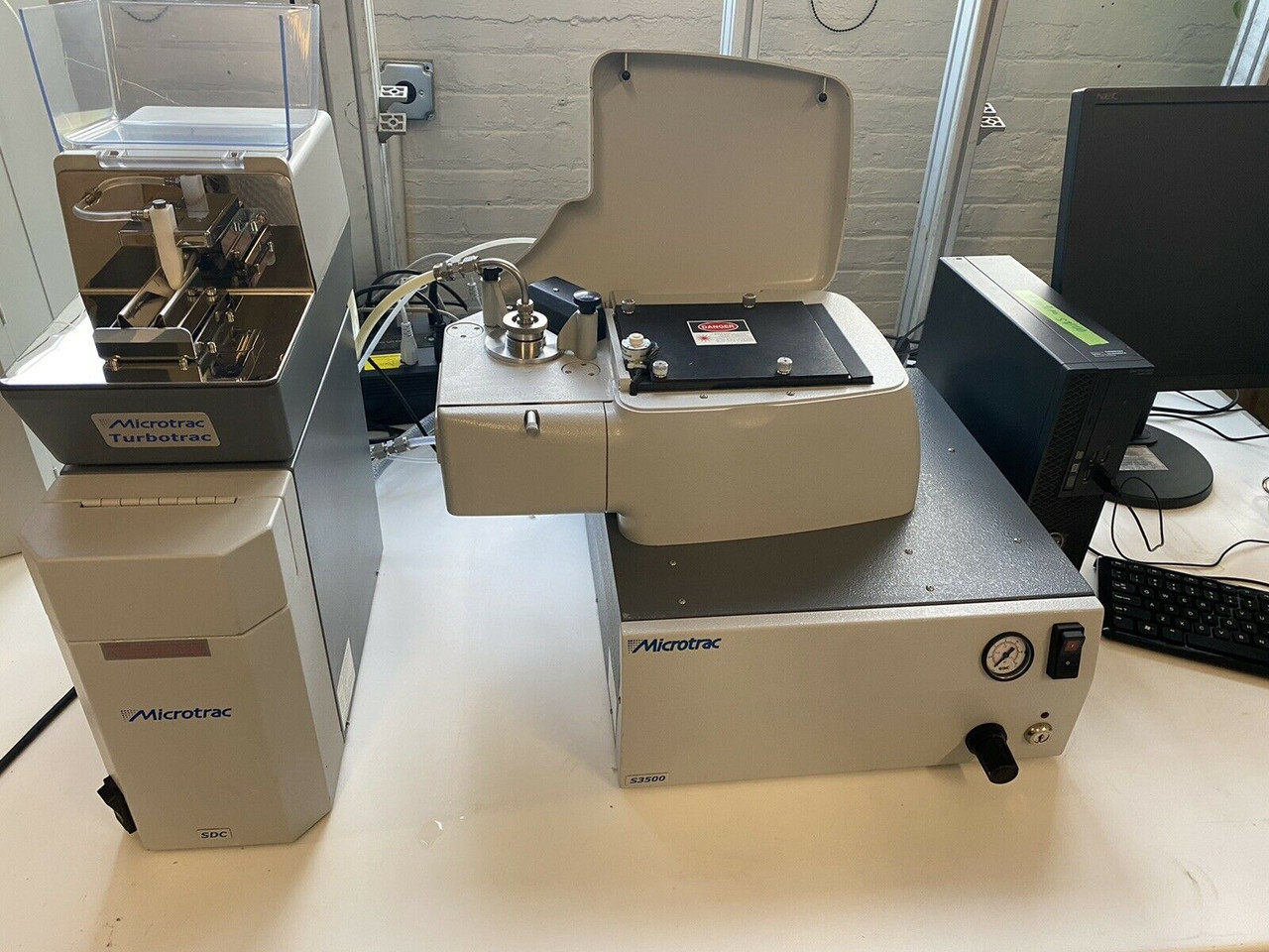 Microtrac S3500 Particle Size Analyzer Turbotrac Dry Feeder & Sdc 2016 ...