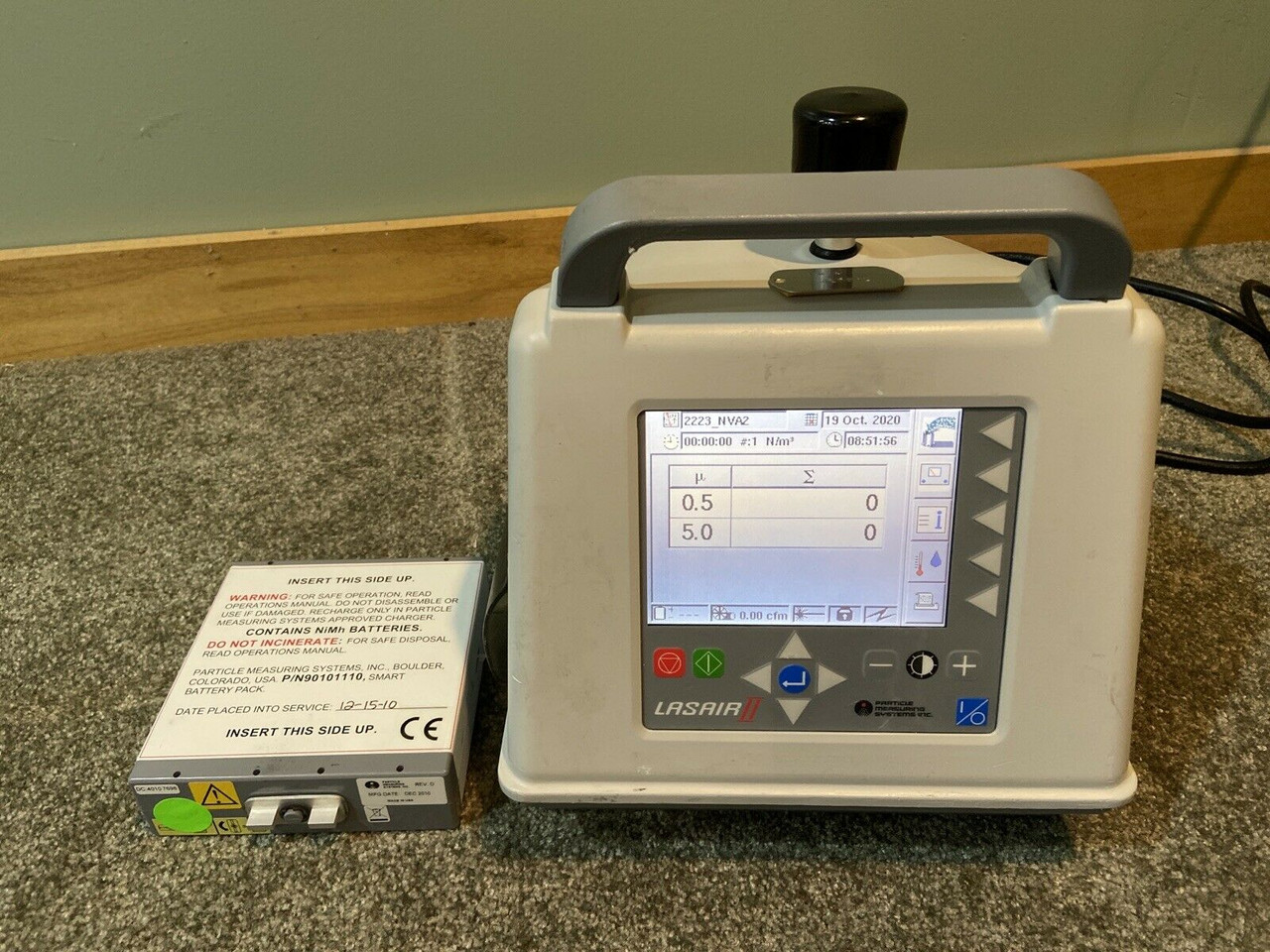 Lasair Ii Particle Measuring Systems 510Ab Portable Particle Counter Excellent!