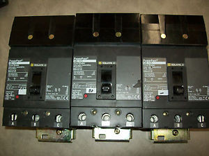 Square D Powerpact Qba32125 125 Amp 240 Volt 3 Pole Circuit Breaker ...
