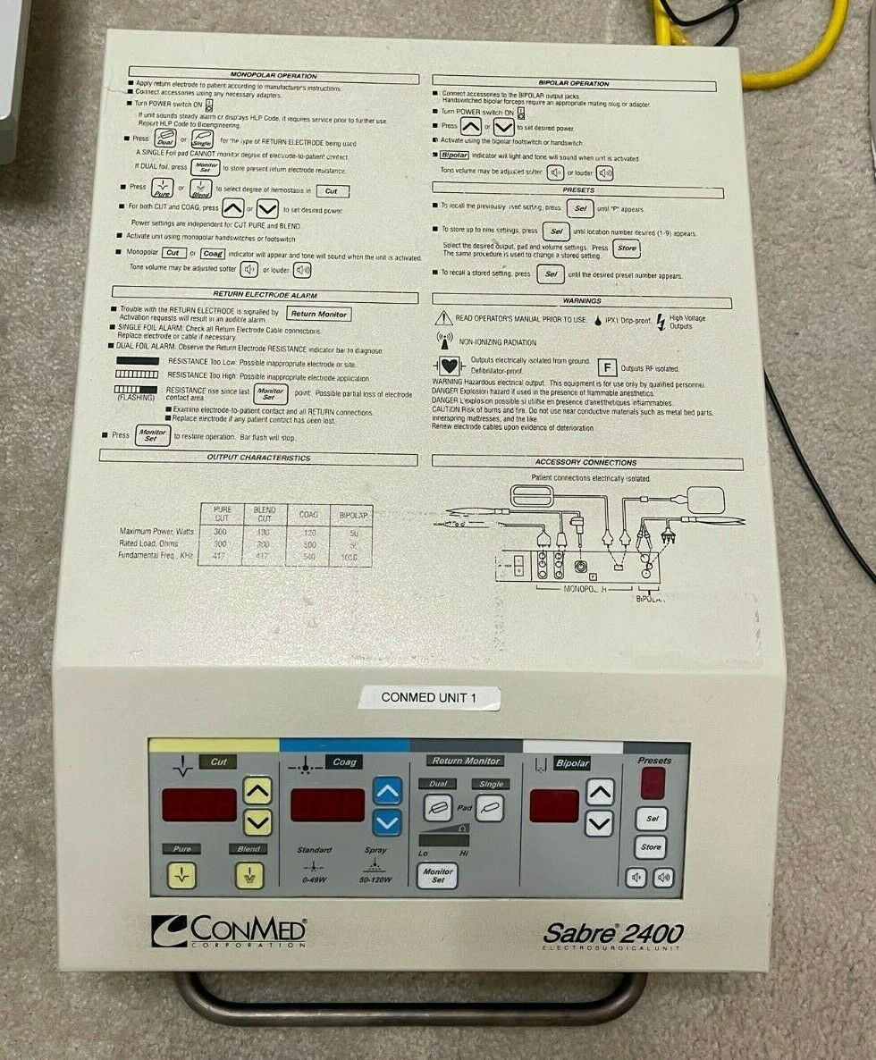 Conmed Sabre 2400 Electrosurgica