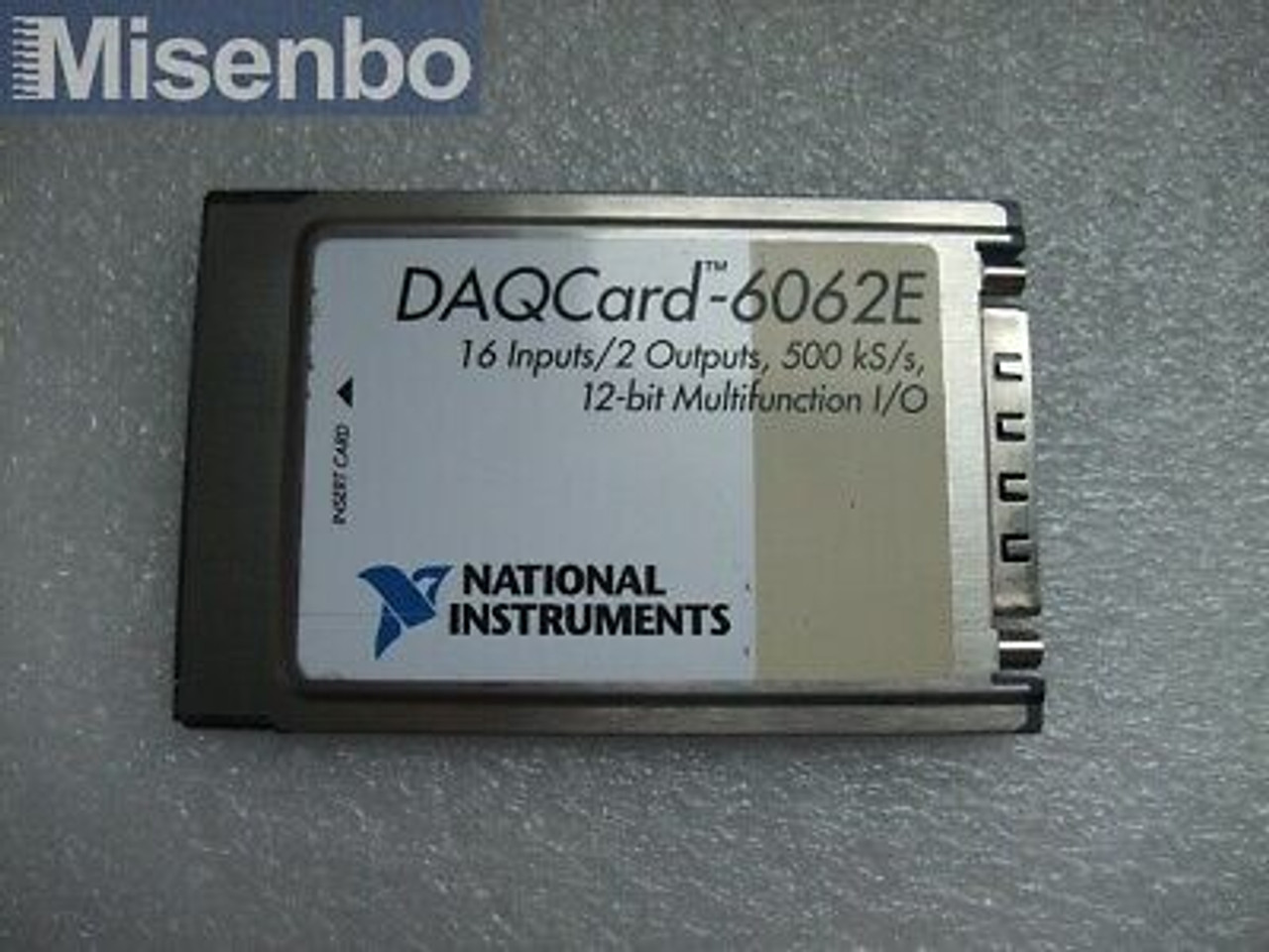 National Instruments Daqcard 6062e Ni Daq Pcmcia 12 Bit Io Card
