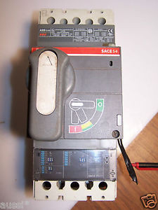 Abb S4N Sace S4 150 Amp Shunt Trip Circuit Breaker 3 Pole 600 Volt Ac ...