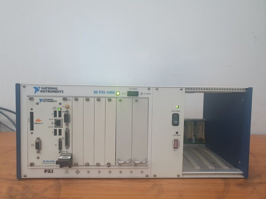 National Instruments NI PXI-1050 Chassis + NI PXI-8196 - SPW Industrial
