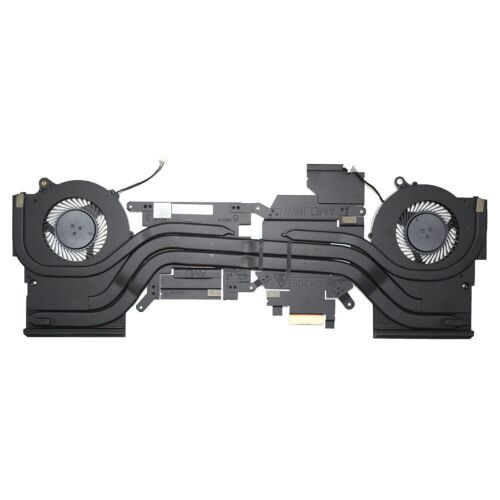 06Hh2 Dell Alienware M15 R5 Laptop Thermal Cpu Gpu Cooling Heatsink Fan ...