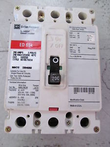 Cutler Hammer Ed3200 Circuit Breaker 200 Amp 3 Pole 600 V - SPW Industrial