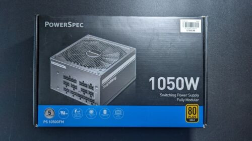 Powerspec 1050W 80+ Gold Fully Modular Atx Power Supply, Tested - SPW ...