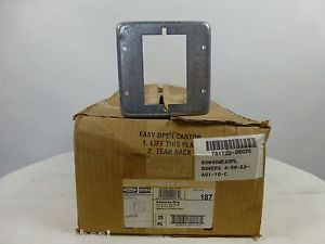 New Hubbell Raco 4 Square extension box Switch box Electrical Enclosure ...