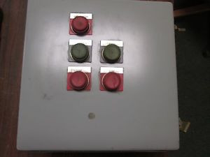 Hoffman Enclosure A-1212Ch Size 12X12X6 Nema 12,13 Enclosure 5 Push ...