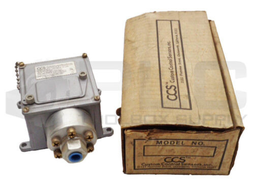 New Ccs Custom Control Sensors 604P15 Pressure Switch - SPW Industrial