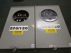 Superior Switchgear 2 Position Meter Socket 042533-012 3Ph 120V 4W Used ...