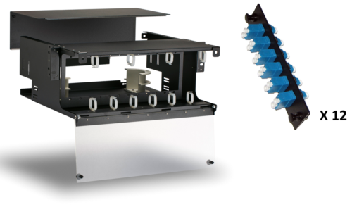 Fiber Optic Rack Mount 4 Ru Lcupc Smf 144 Port Fdp Patch Panel - SPW ...