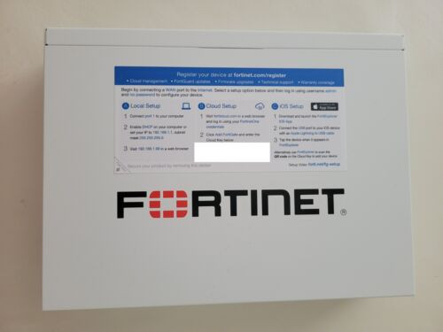 Fortinet Fg-60F Fortigate 60F - Brand New Out Of Box. - SPW Industrial