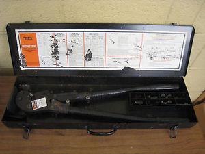 T&B Thomas & Betts Tbm-6S Shure Stake Compression Crimper Crimp Tool W ...
