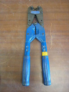 Amp Model 601075 Bantam Rota-Crimp Hand Crimper Tool #8-1/0 Awg Free ...