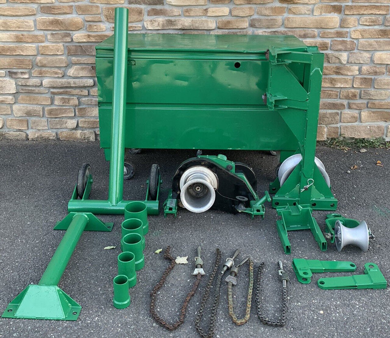 Greenlee 6000 6001 6500 lbs Super Tugger Cable Puller Set