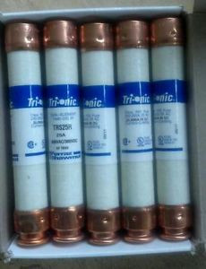 Pack of 10 FERRAZ SHAWMUT TRIONIC SMART SPOT TRS25R 25A 600VAC/300VDC ...