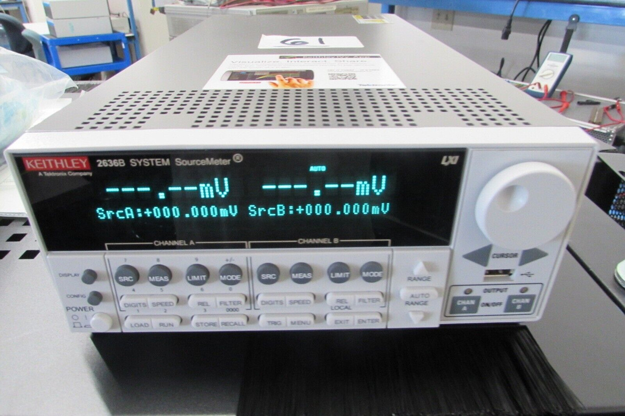 Keithley 2636B Source Meter Dual-Channel System (0.1fA, 10A Pulse ...