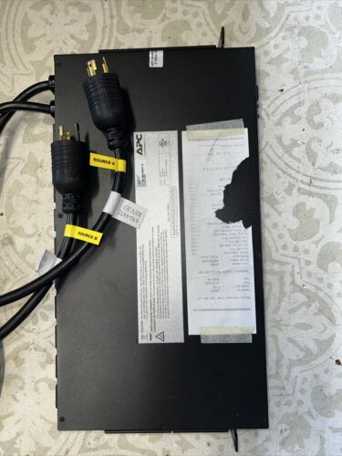 Apc Rack Ats, Rack-Mount Transfer Switch 120V/20A, (10) 5-20R Outlets ...