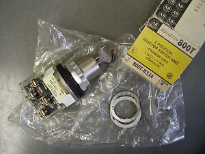 Allen Bradley 800T-H33A 2 Position Cylinder Lock Selector Switch Unit ...