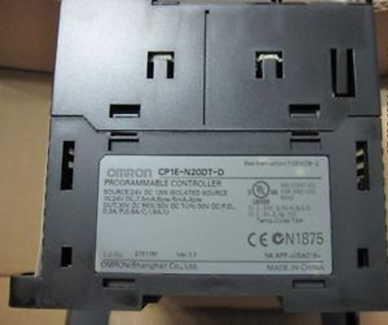 CP1E-N20DT-D, Original factory package, OMRON PLC