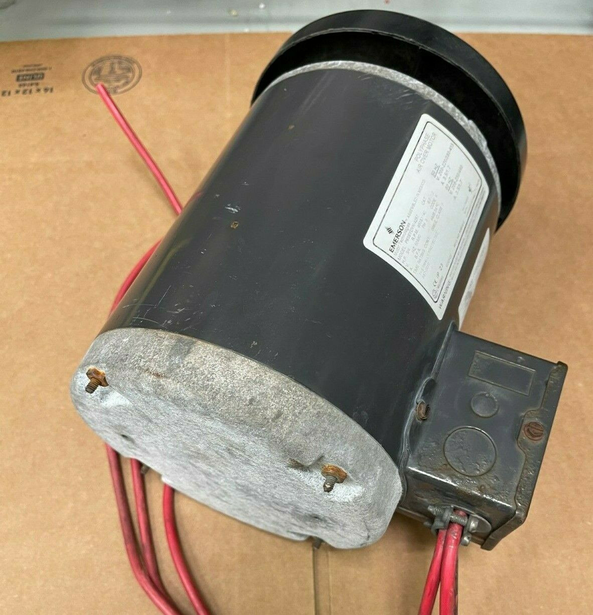3/4HP Emerson Polyphase Air Over Motor 200-220/380v 3.5A