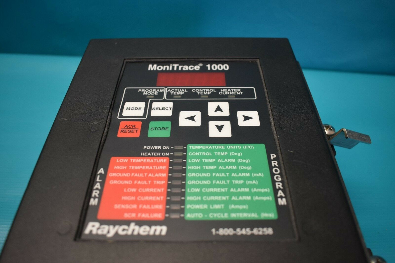 Raychem Monitrace 1000 Heat Tracing Controller Operator Interfac ...