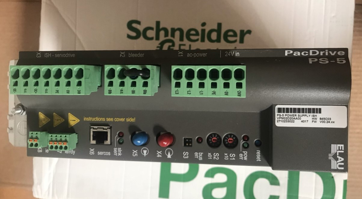 Schneider Electric Elau Pacdrive, PS-5 Power Supply iSH VPM02D20AA00 ...