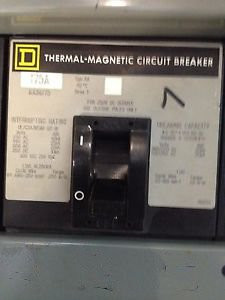 175 AMP Square D 3 Phase Circuit Breaker Cat No. KA36175 - SPW Industrial