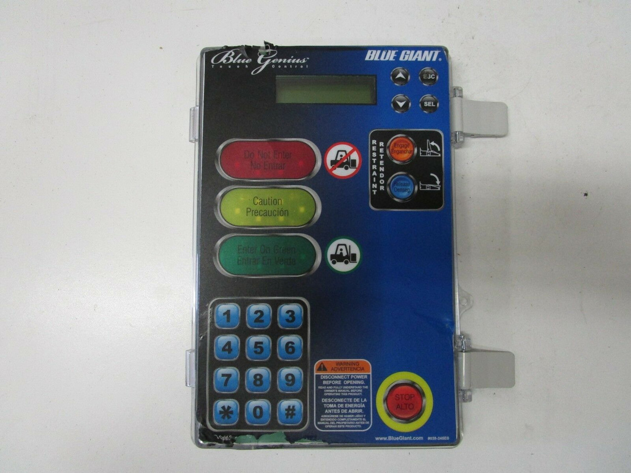 Blue Giant Gold Series I 038-246ES Blue Genius Touch Control Panel 026 ...