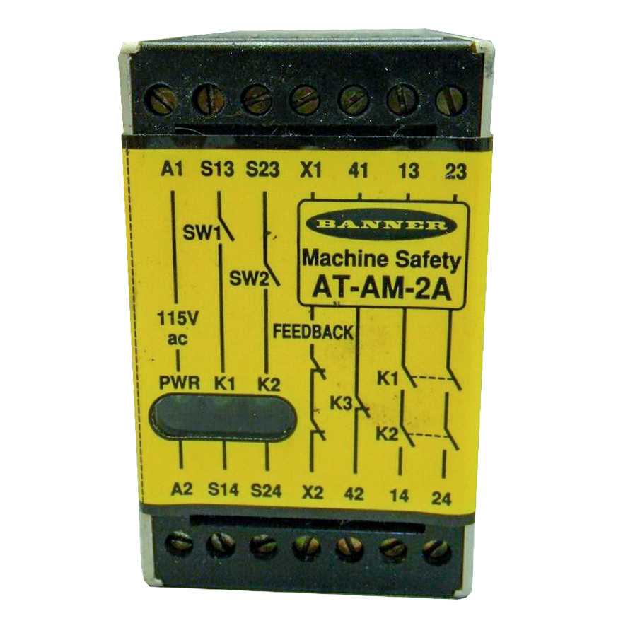 Buy - Banner AT-AM-2A 71976 Safety Relay adjustable delay module estop