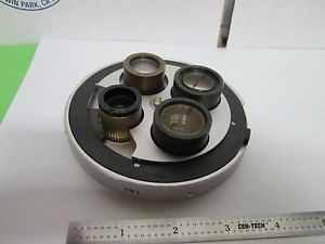 Buy -MICROSCOPE MAGNIFICATION CHANGER LEICA GERMANY NOSEPIECE TURRET OPTICS