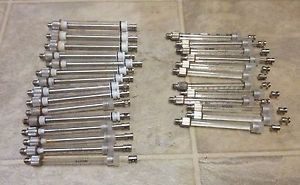 Buy -Kloehn Glass Syringe Series 3000 & 4000 Lot of 27 from 5ml to 10µL