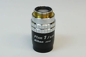 Buy -Nikon Plan 1X/0.04 Microscope Objective Rare and in excellent ...