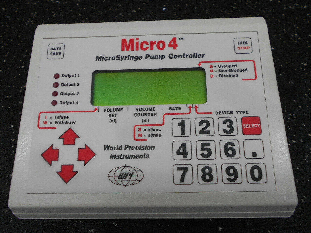 Buy -WPI Micro 4 MicroSyringe Pump Controller