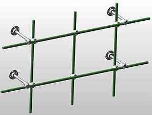 Lee Engineering 4 Foot Back Mount Fiberglass Lab-Frame Kit - SPW Industrial