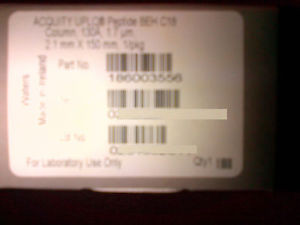 New Acquity Uplc Peptide Beh C18 Column 130A 1.7 µm 2.1 Mm X 150 Mm ...