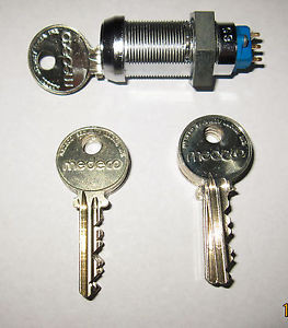Medeco Key Micro Switch Lock 65-2150T-021 Momentary With 10 Keys - SPW ...